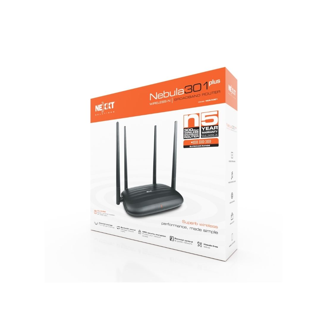 ROUTER NEXXT WIRELESS NEBULA 301 PL | IMAGEN